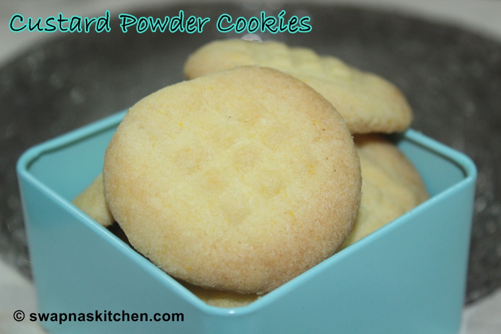 Custard Powder Cookies | Swapna's Kitchen