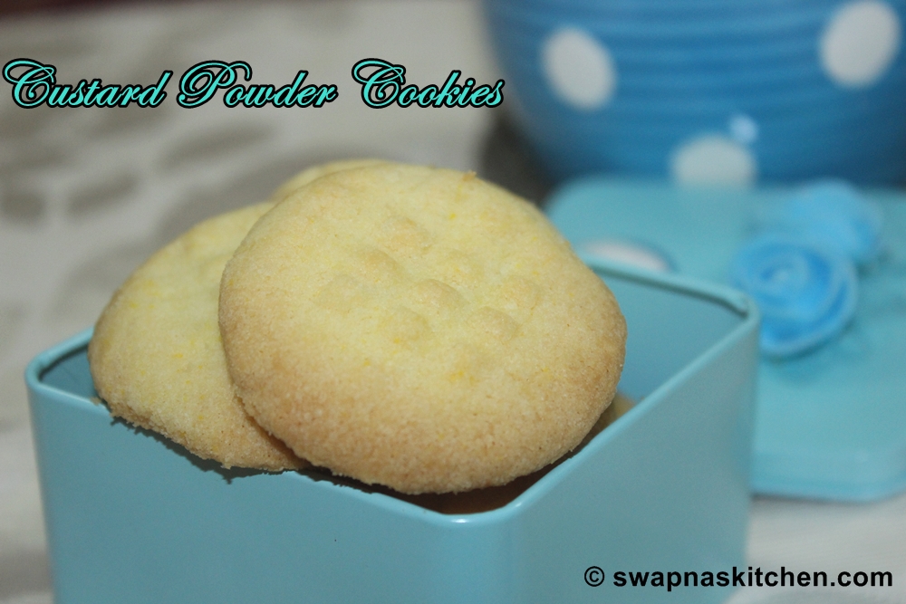 Custard Powder Cookies | Swapna's Kitchen