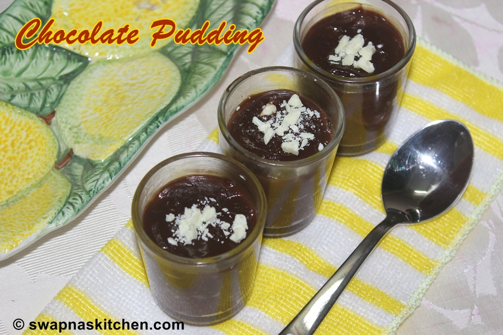 Chocolate Pudding | Swapna's Kitchen